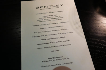 Bentley Restaurant and Bar 2020 - MX Chronicles
